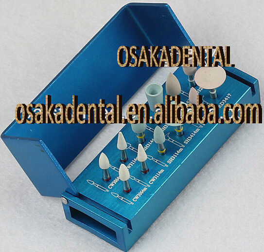 Dental Diamond Bur/ Rubber Bur/ Silicone Bur/Polishing bur kit RA1112 ...