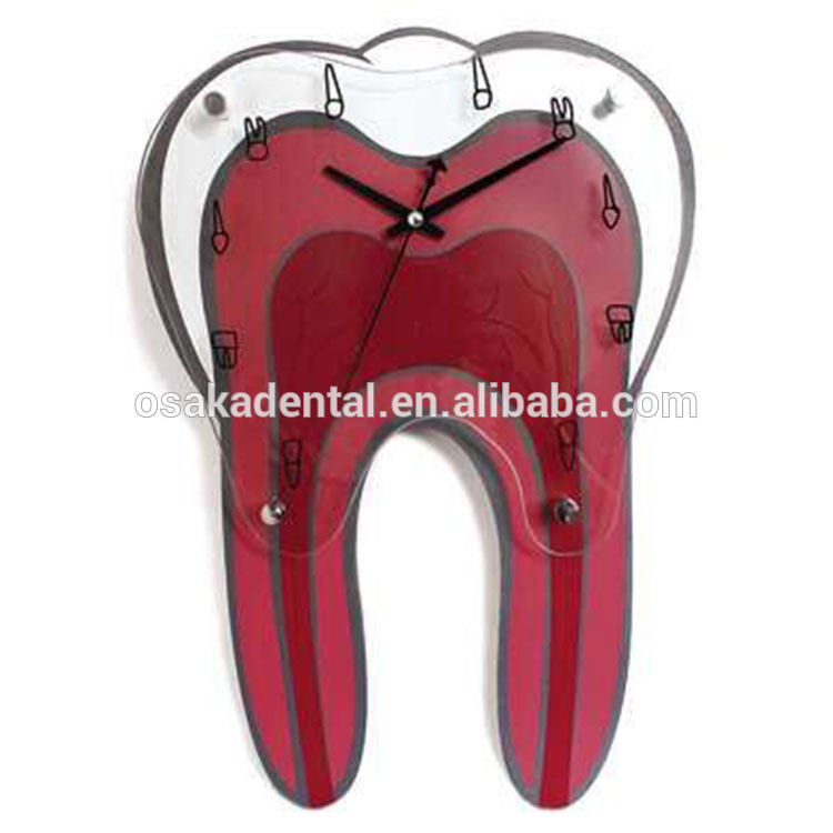 Teeth Shape Clock for Decoration