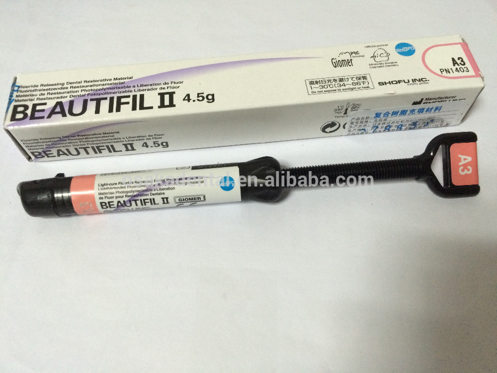 Original ShoFu Japan Dental Beautiful-II 4.5g Composite Syringe - Buy ...