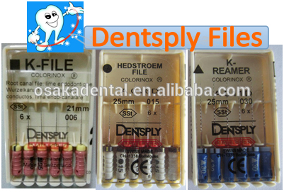 Stainless Steel Dentsply K Flexo Files root canal files/dental k files