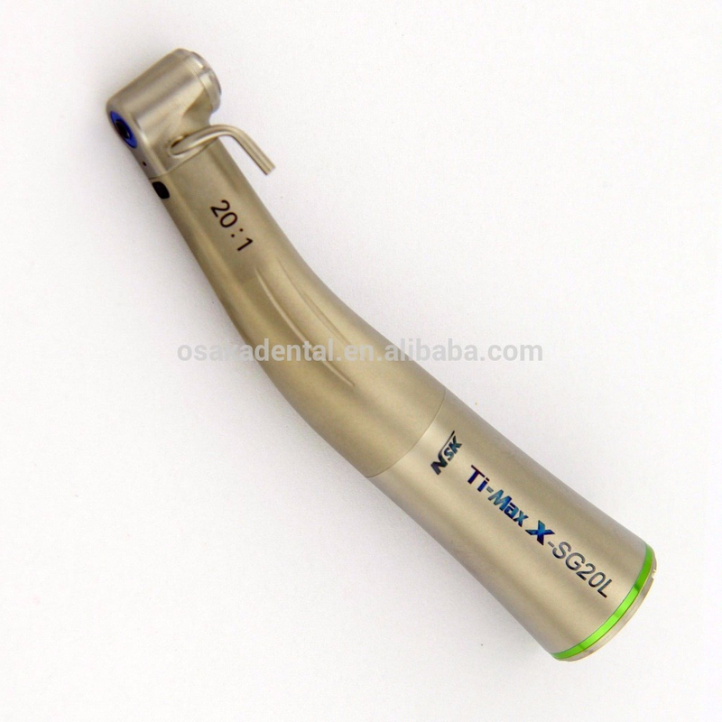 Dental Implant low speed handpiece Latch Type 20:1 Fiber Optic Contra ...