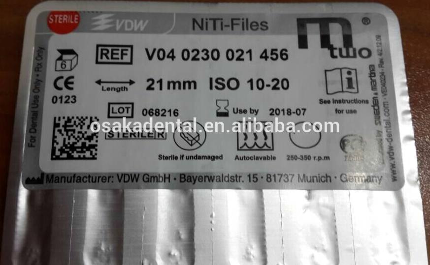 Dental supplier of Endo files Hot sell VDW MTWO file High quality ...
