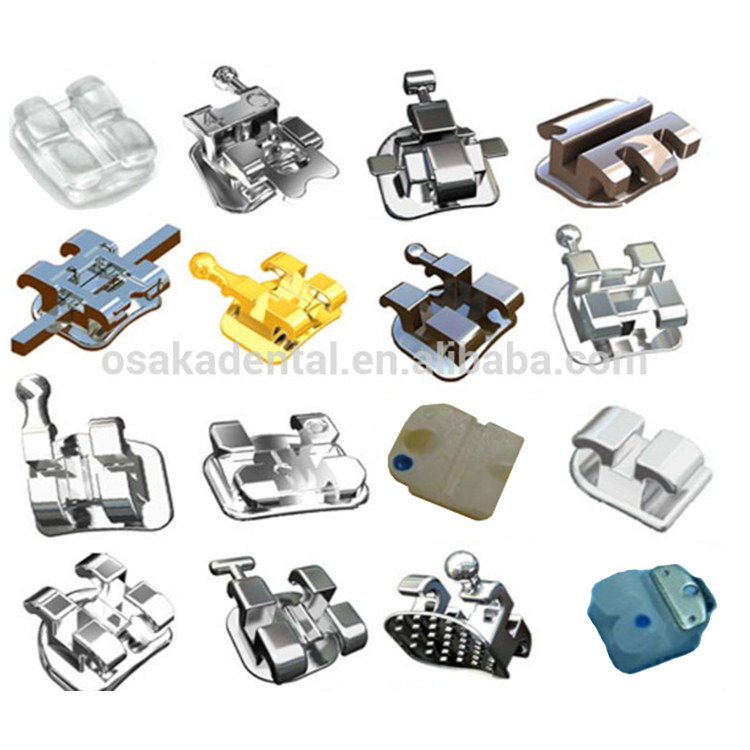 Bondable Roth Mini MIM Metal Bracket for Orthodontic Use OSA-F697A2