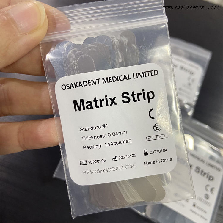 Dental Stainless Steel Matrix Strip / Matrix Band - Buy Matrix Band ...