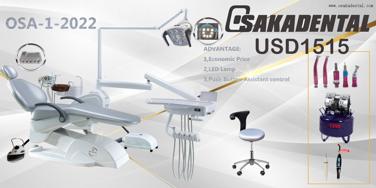 OSA-1-2022-1515 Dental unit set with full option - Buy OSA-1-2022-1515 ...