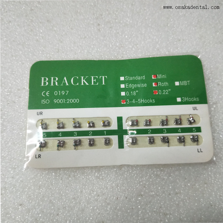 Dental Orthodontic Material Dental Metal Bracket - Buy Dental Orthodontic Material, Dental Metal ...