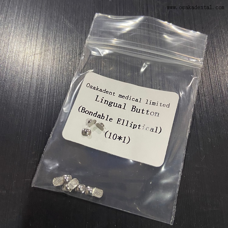 Dental Orthodontic Lingual Button Bondable Elliptical - Buy Dental ...