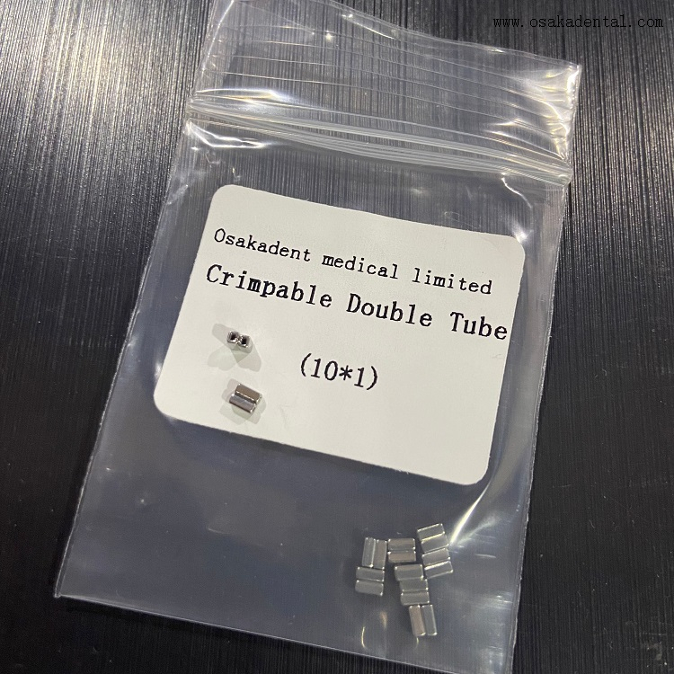 Dental Orthodontic Crimpable Double Tube - Buy Crimpable Double Tube ...