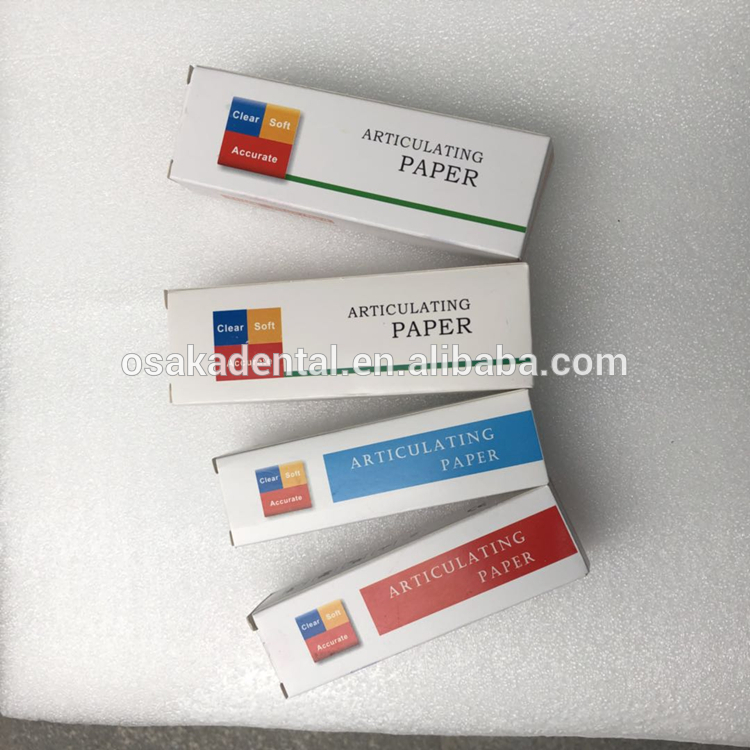 A Dental Articulating Paper Red and Blue Thick and Thin