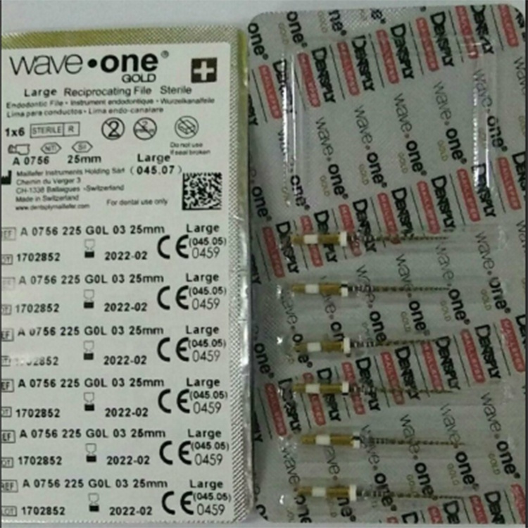 Dental Endodontic Wave -one Gold Niti File - Buy Dental Endodontic Wave ...